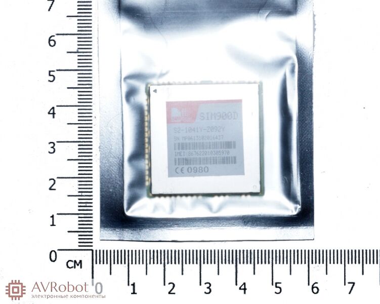 SIM900D купить 1114 - Модули GSM, GPRS, GPS - AVRobot.RU
