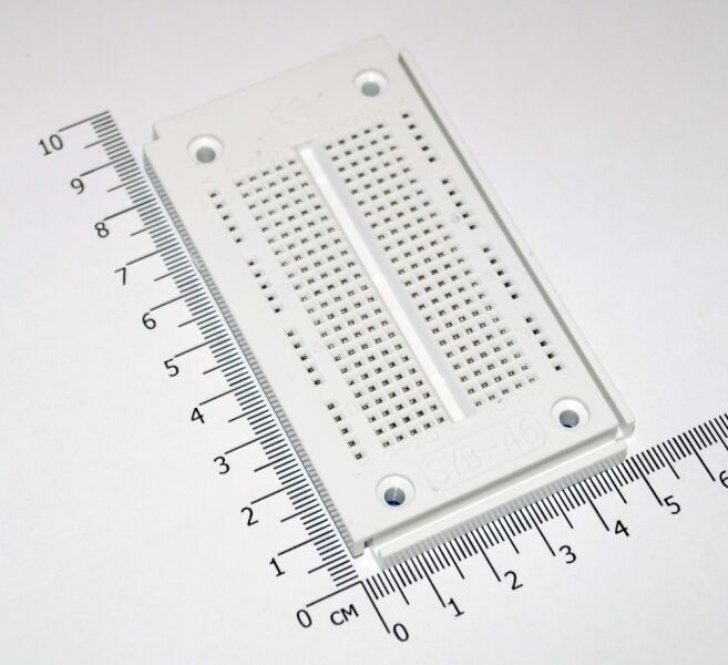 Плата для макетирования электрических схем без пайки (BreadBoard, SYB ...