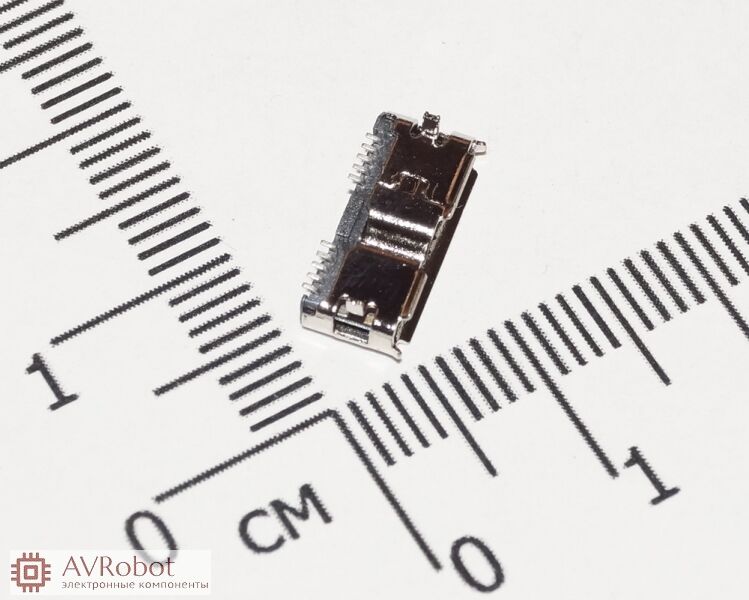 Разъем micro USB3.0 B-type купить цена 2316 - Разъемы USB - AVRobot.RU